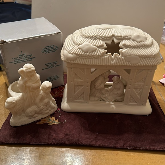 PartyLite | Accents | Partylite P08 O Holy Night Porcelain Candle ...